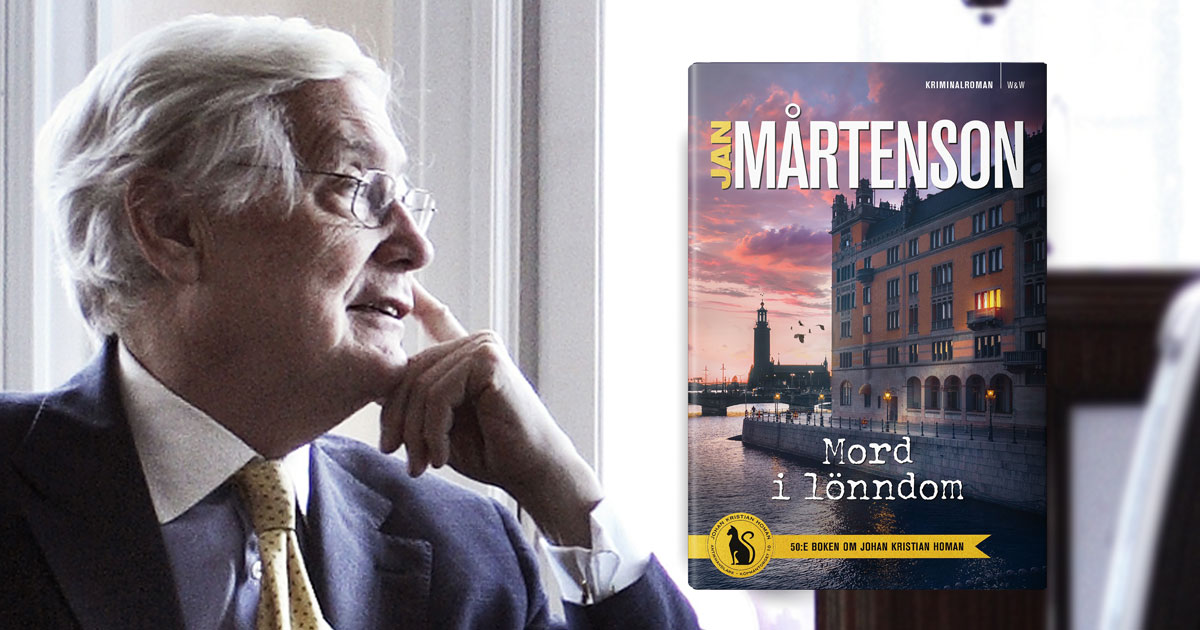 Jan Mårtenson utkommer med sin femtionde bok om Homan