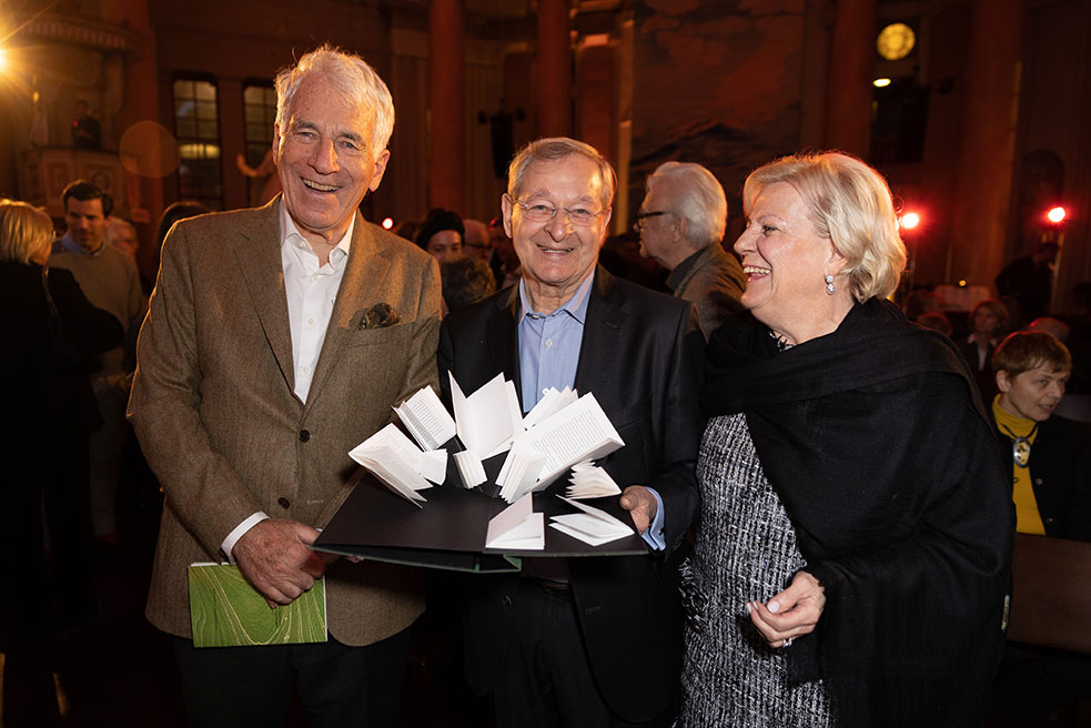 Péter Nádas närvarade vid utdelningen av Berman Literature Prize 2022 i ...