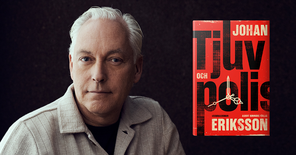 Johan Eriksson nomineras till Crimetime Award Årets deckardebut 2024 - Albert Bonniers Förlag