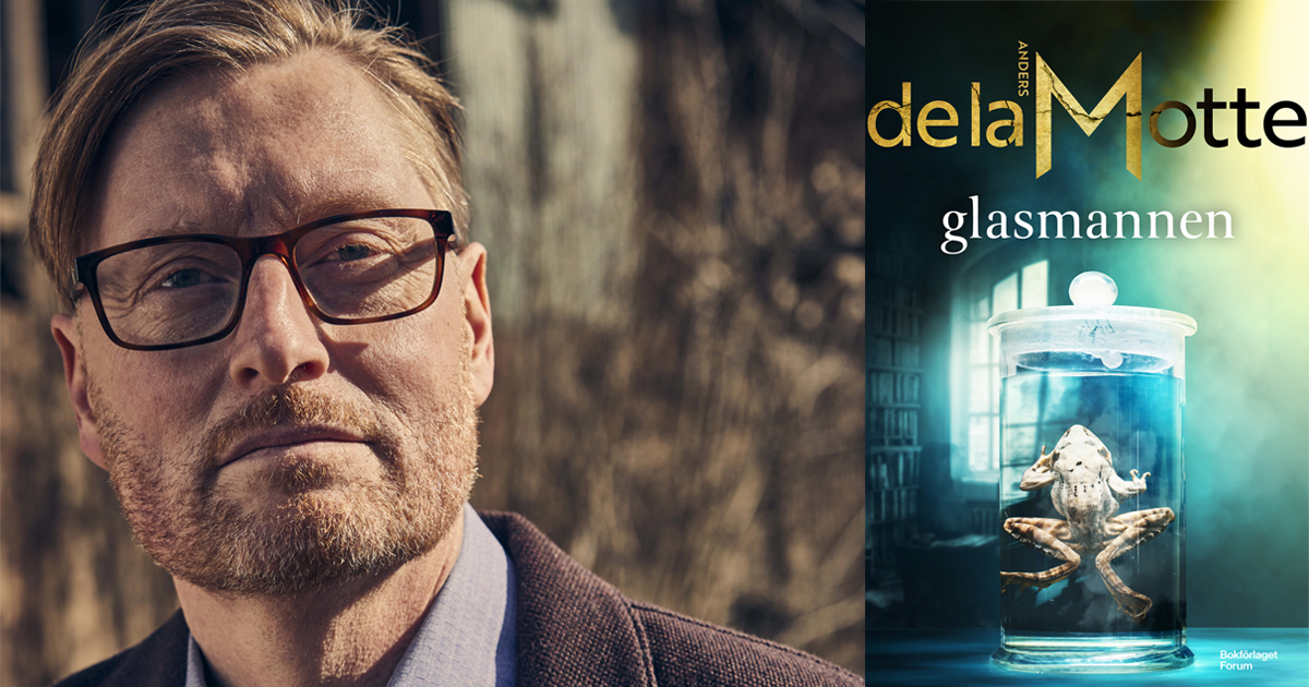 Anders de la Motte dubbelt aktuell med ny bok och TV-serie